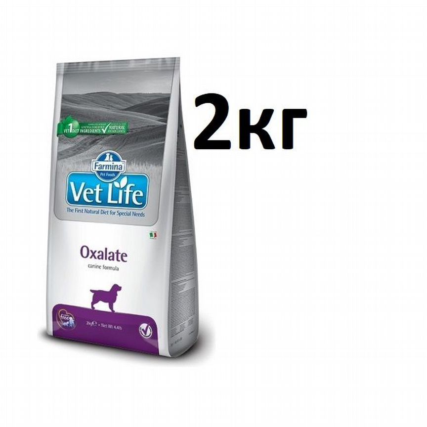 Oxalate Vet Life 2кг корм для собак