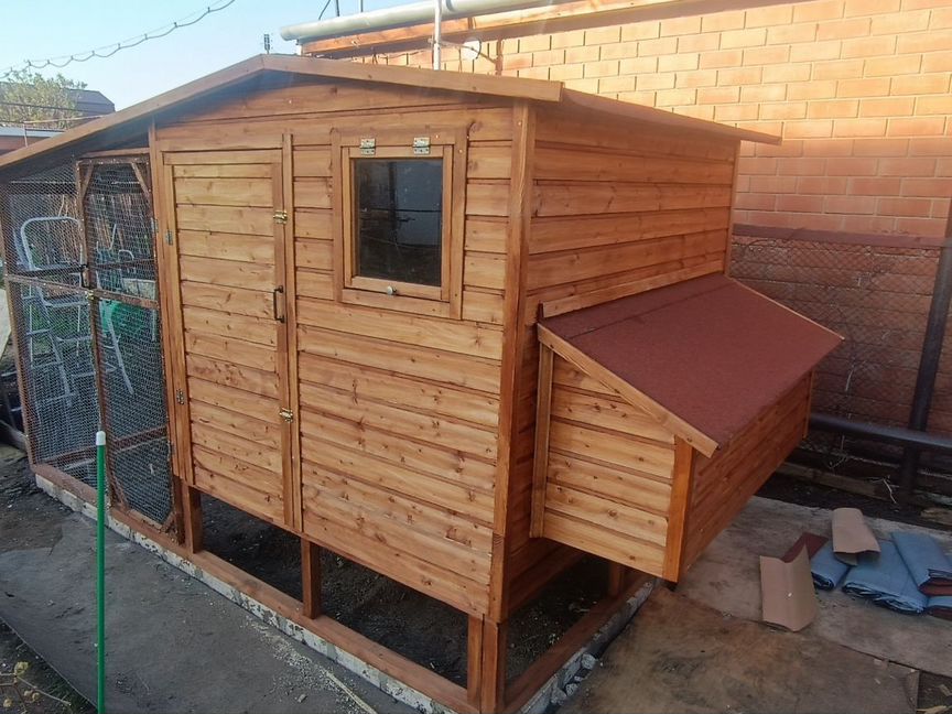 Курятник с выгулом