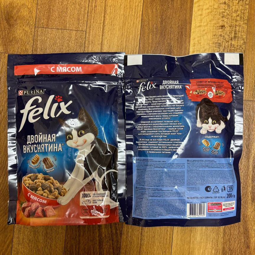 Корм для кошек felix