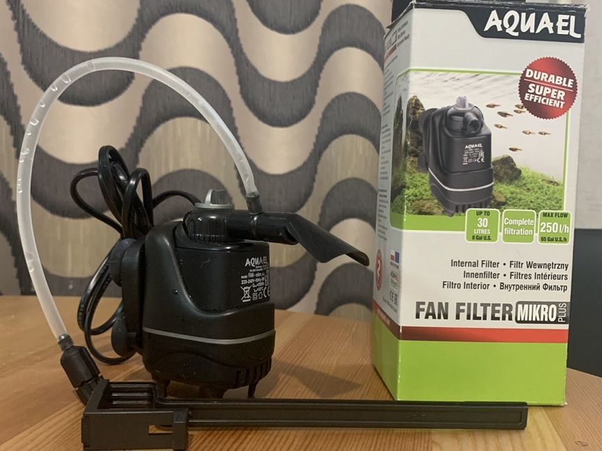 Фильтр в аквариум до 30 л. aquael micro plus