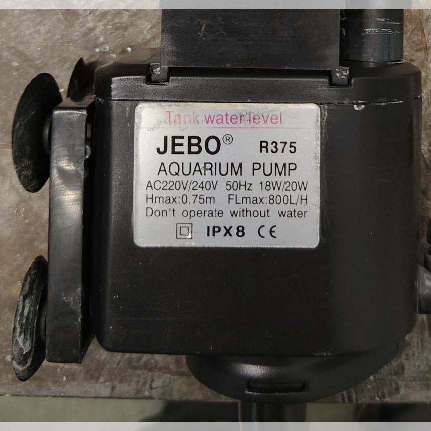 Запчасти для помпы и крышки аквариума Jebo R375