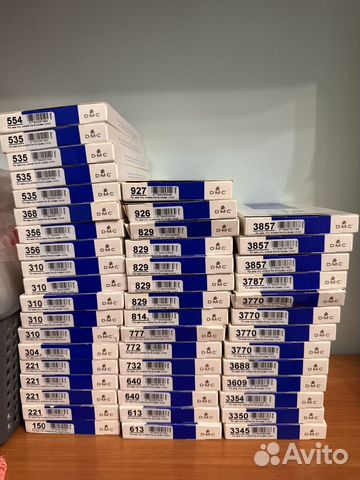 Нитки мулине dmc / дмс оригинал франция купить в Москве по низкой цене ...