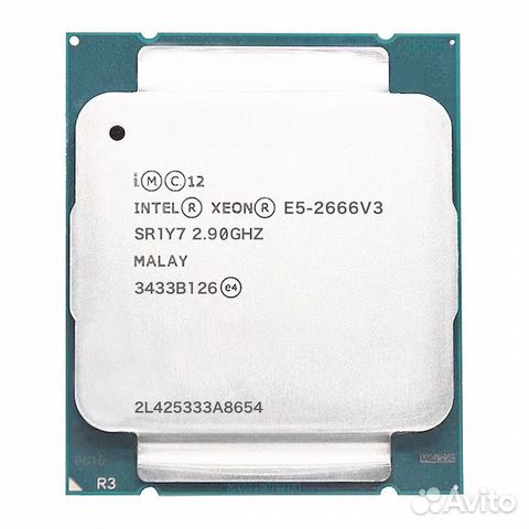 Процессор Xeon E5 2666 V3 (2,9 GHz 10 ядер) купить в Санкт-Петербурге ...