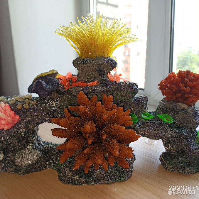 Коралловый риф (грот) для аквариума
