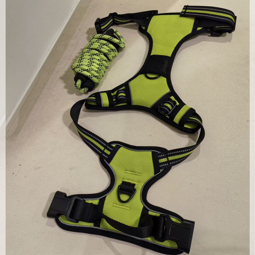 Шлейка и поводок для собак размер М