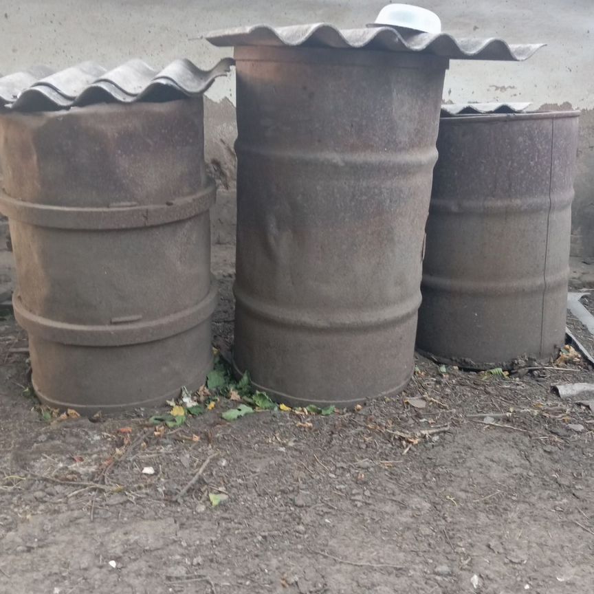 Бочка металлическая под зерно