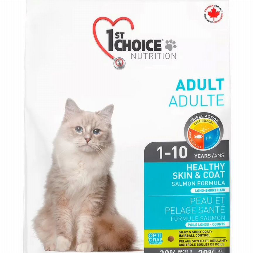 Корм для кошек 1st choice 5,4кг