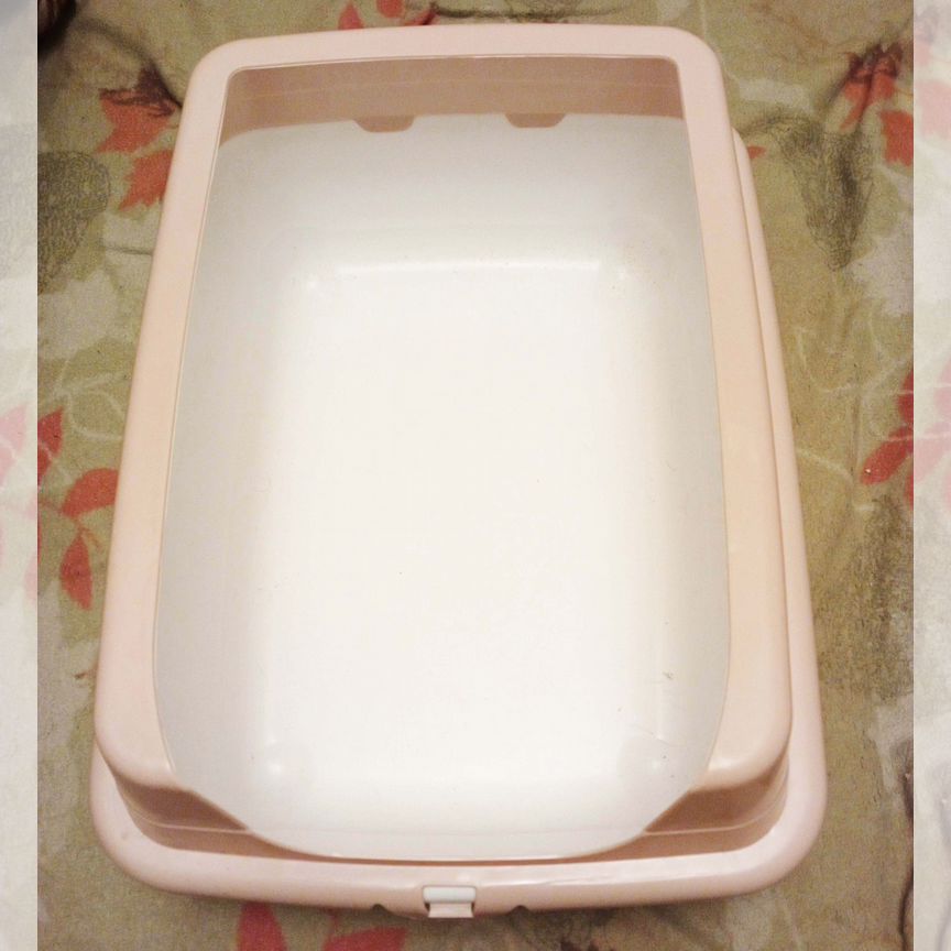 Лоток для кошки высокий большой