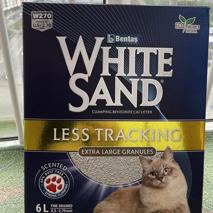 Кошачий наполнитель white sand