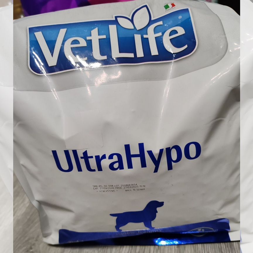 Корм для собак ultra hypo