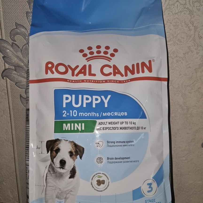 Корм для собак royal canin puppy mini