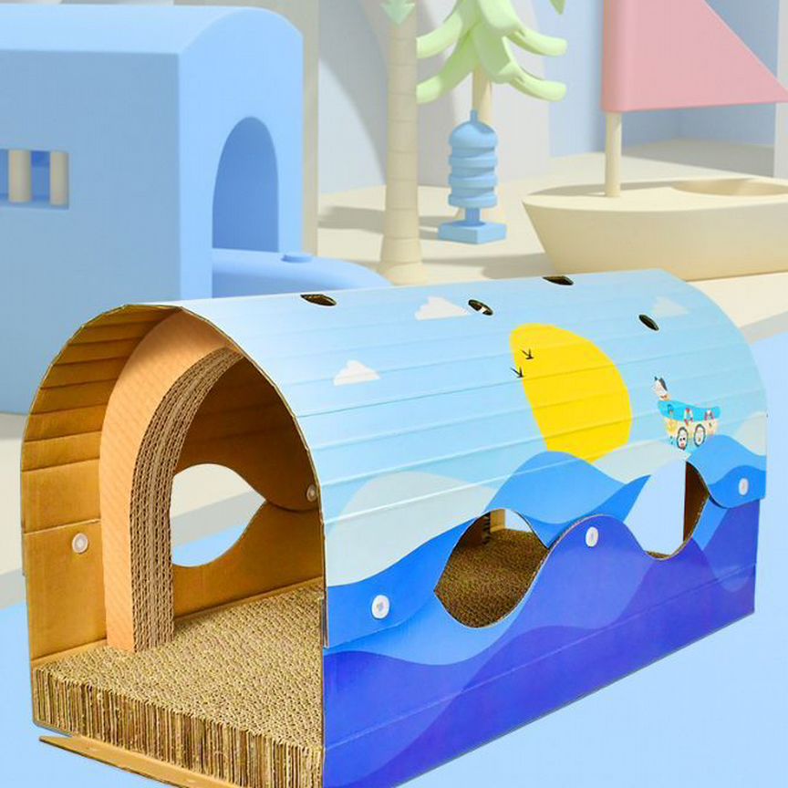 Домик-когтеточка, диван-когтеточка, туннель -когте