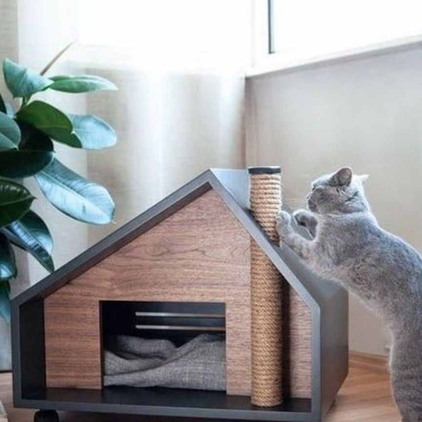 Домик-лежанка для животных, кошек, собак