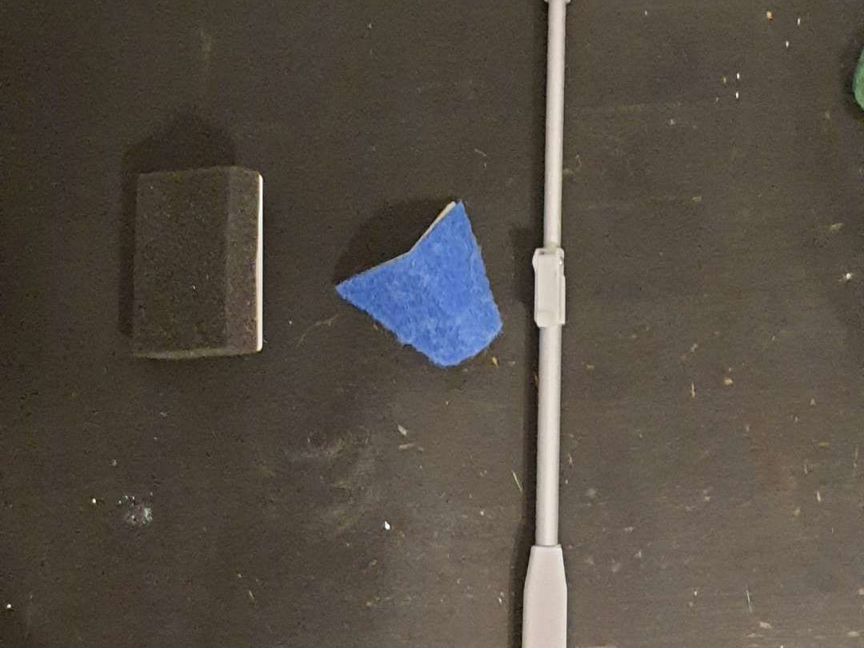 Скребок для аквариума и сачок