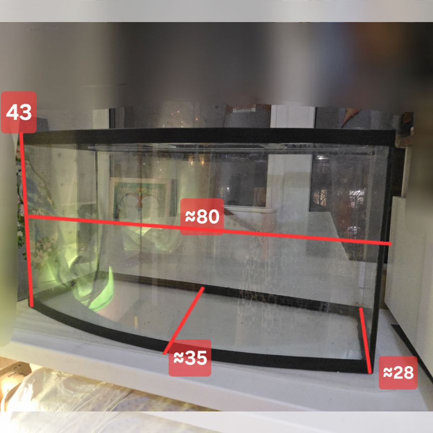 Аквариум 100-115 л ремонт/разбор