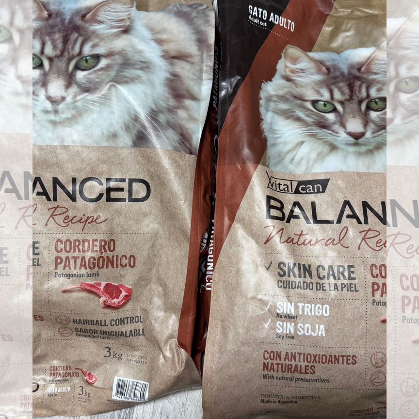 Корм для кошек balanced 6 кг