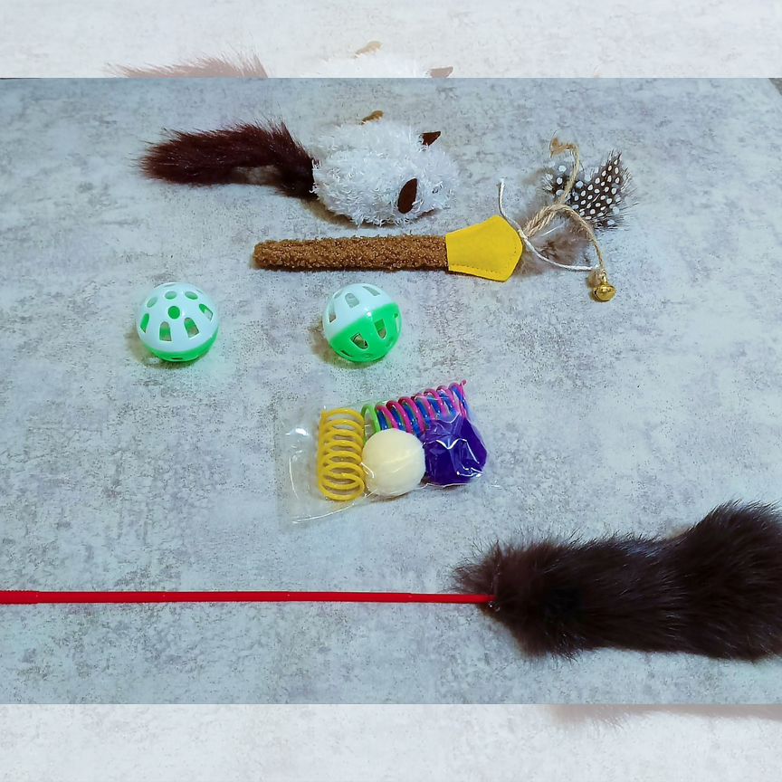 Игрушки для кошек пакетом
