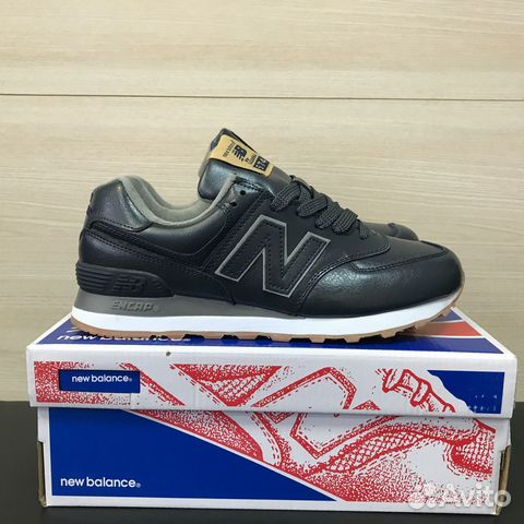 Кроссовки New Balance 574 кожаные мужские купить в Москве | Личные вещи ...