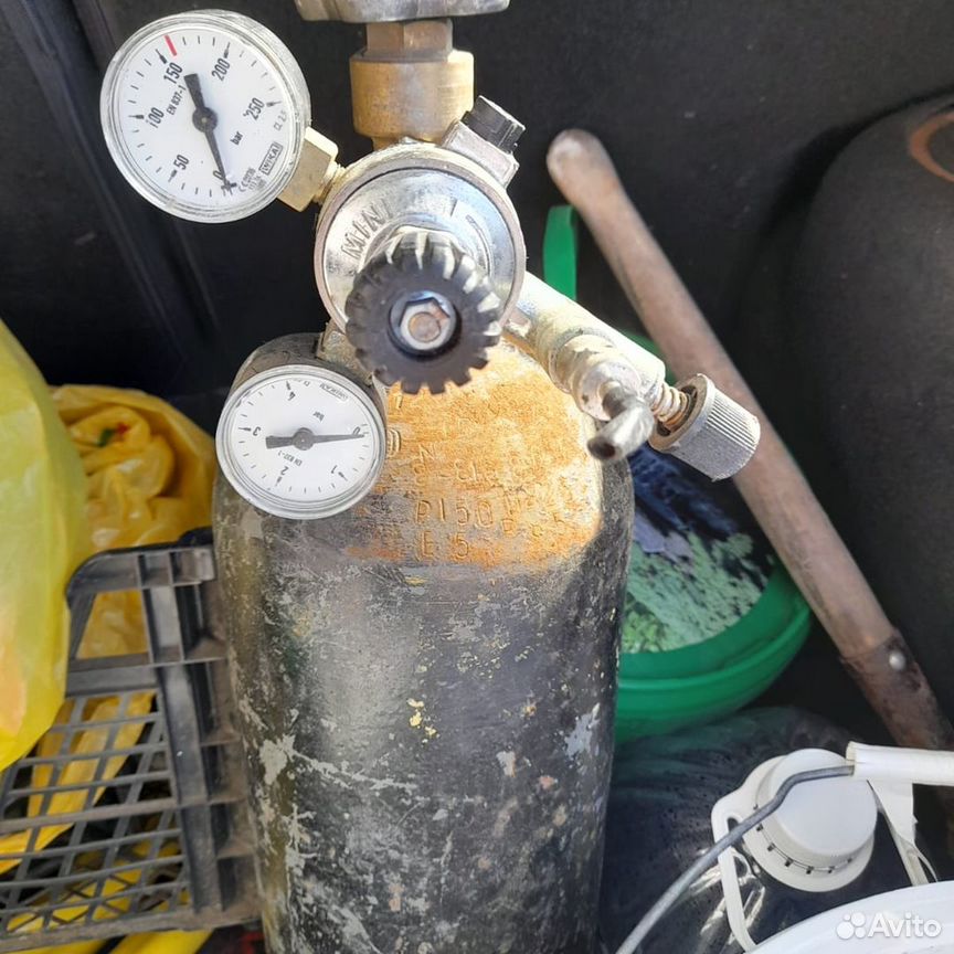 Баллон CO2 для аквариума (с редуктором)