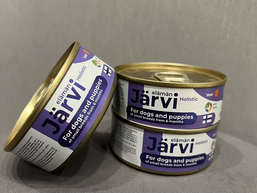 Корм для собак влажный jarvi