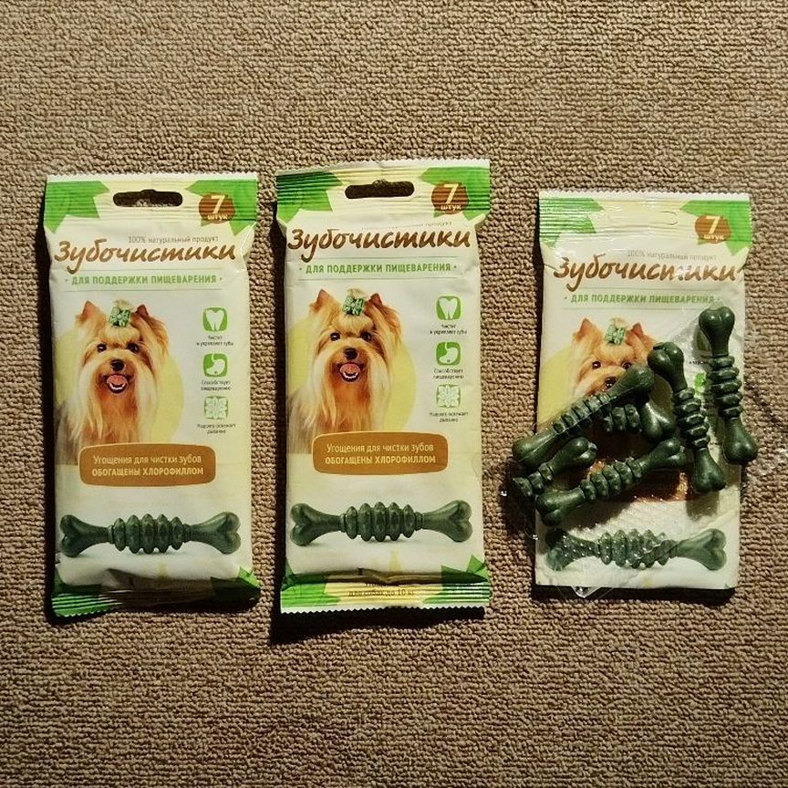Зубочистки для собак