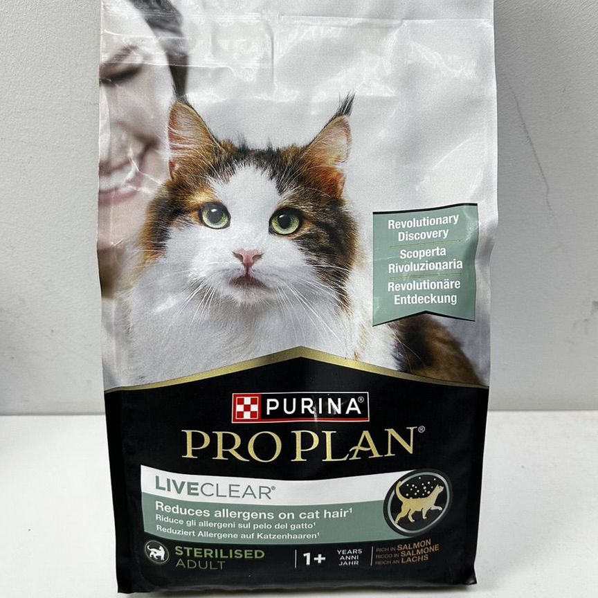 Pro plan liveclear sterilised adult 1 