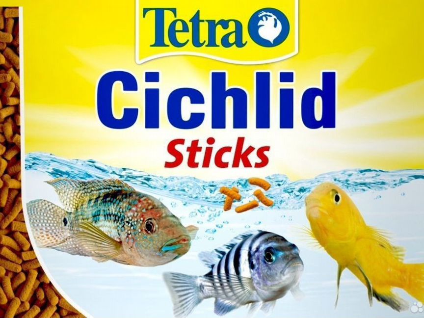Корм для рыб цихлид Tetra cichlid sticks