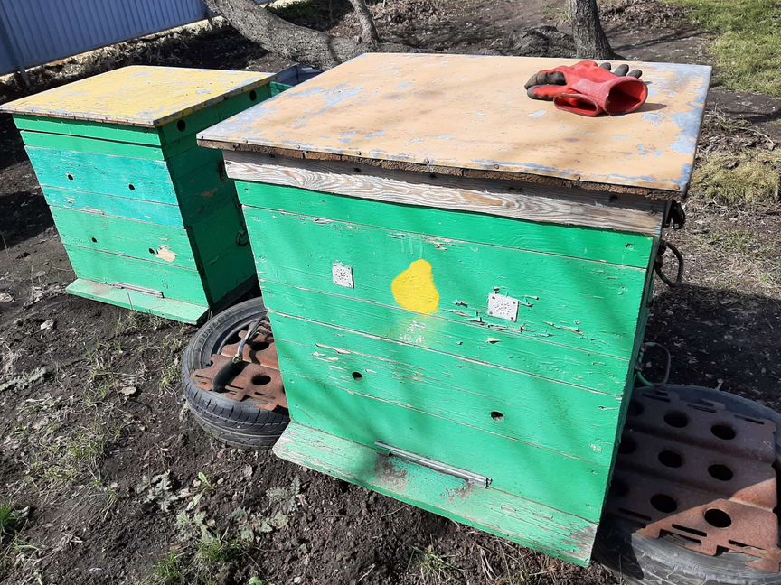 Улей для пчел 16 рамок двухкорпусный