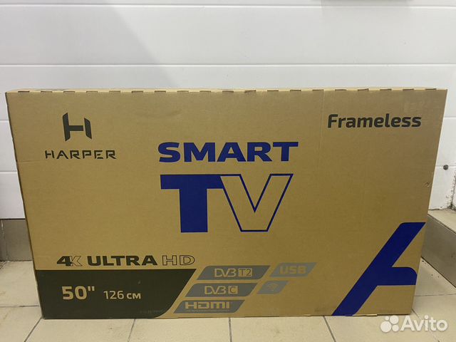 Телевизор Harper 50U750TS, UHD 4K купить в Москве | Электроника | Авито