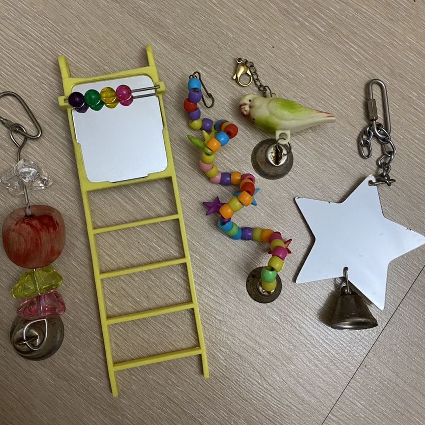 Игрушки для попугаев пакетом