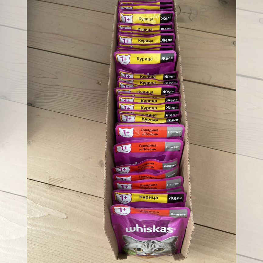 Корм для кошек whiskas вискас