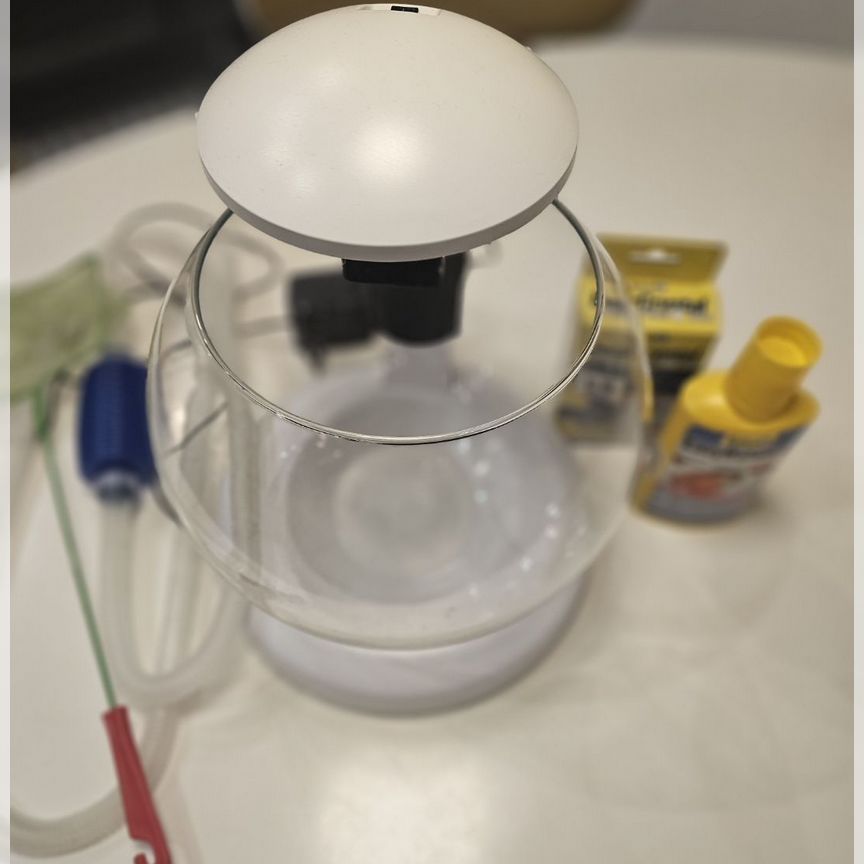 Аквариум tetra cascade globe круглый