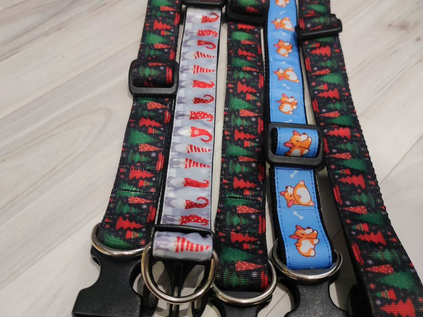 Новогодние ошейники корги