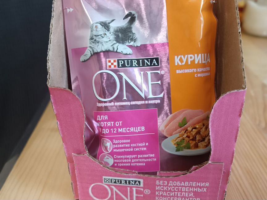 Влажный корм для котят Purina One