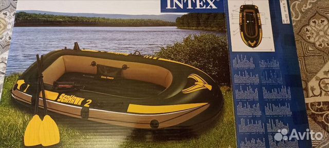 Надувная лодка Intex Sea Hawk 2 купить в Москве | Транспорт | Авито