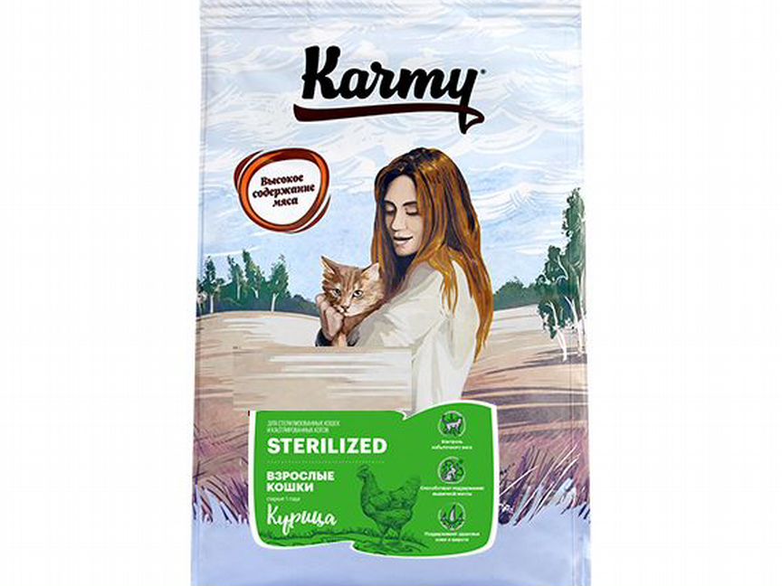 Karmy Sterilized сухой корм для стерилизованных