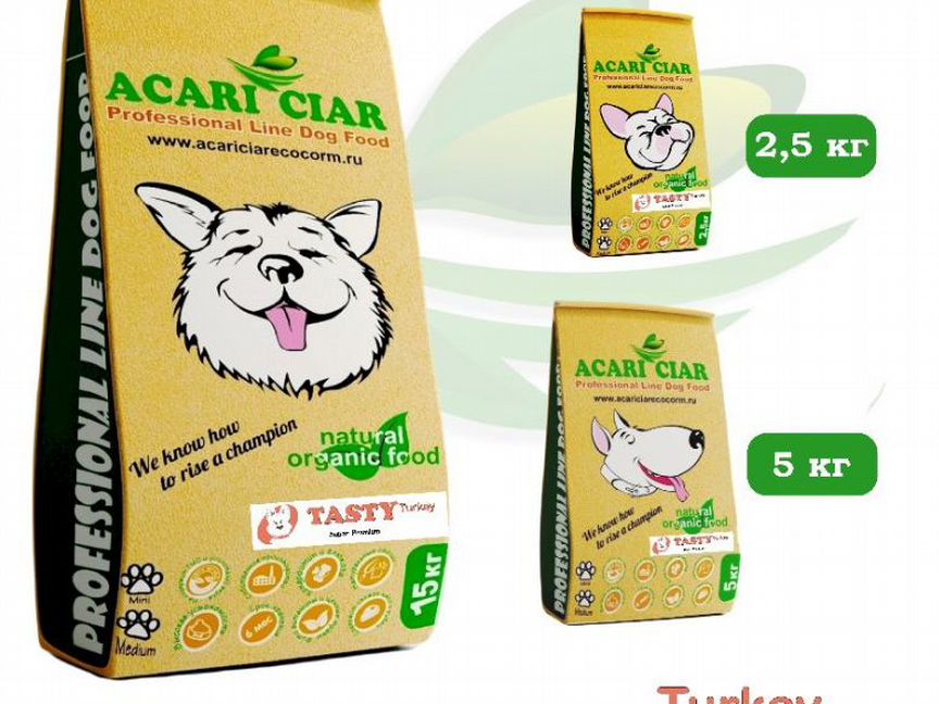 Acari ciar-корм для собак testi Super premium