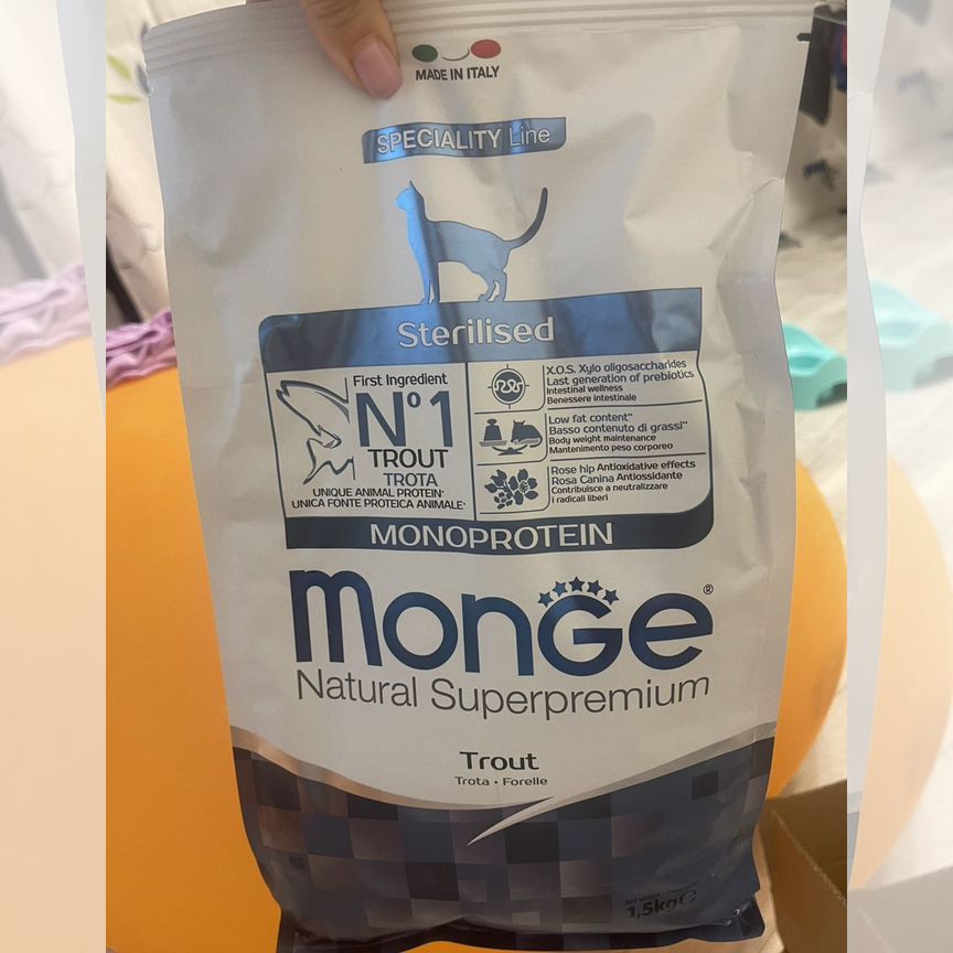 Корм для кошек Monge sterilised