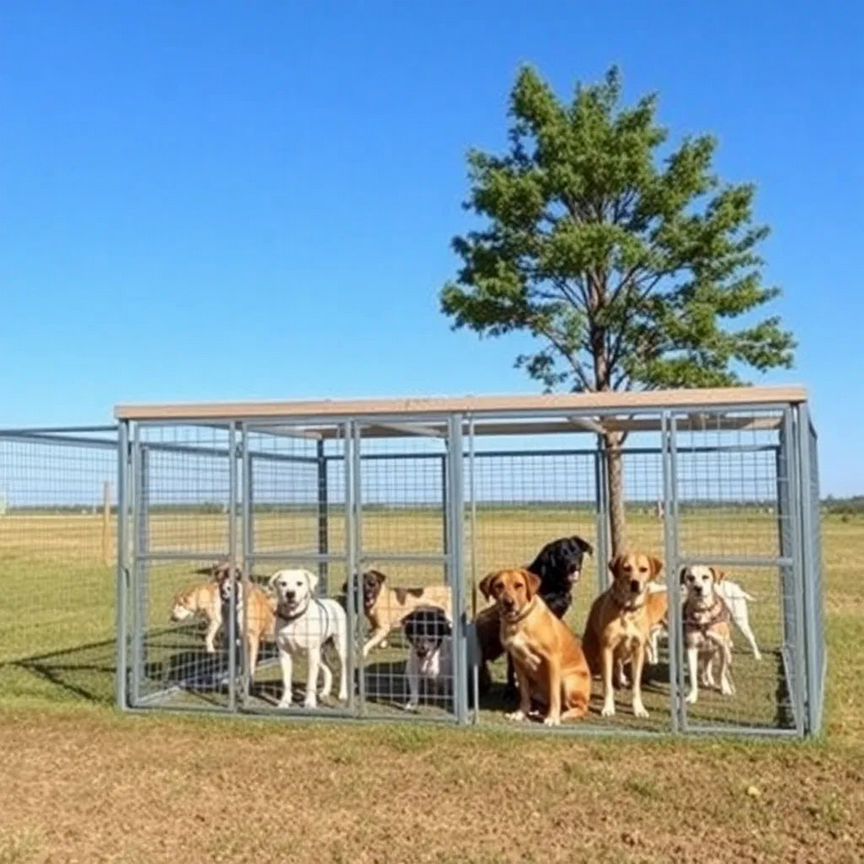 Вольер для собак уличный готовый