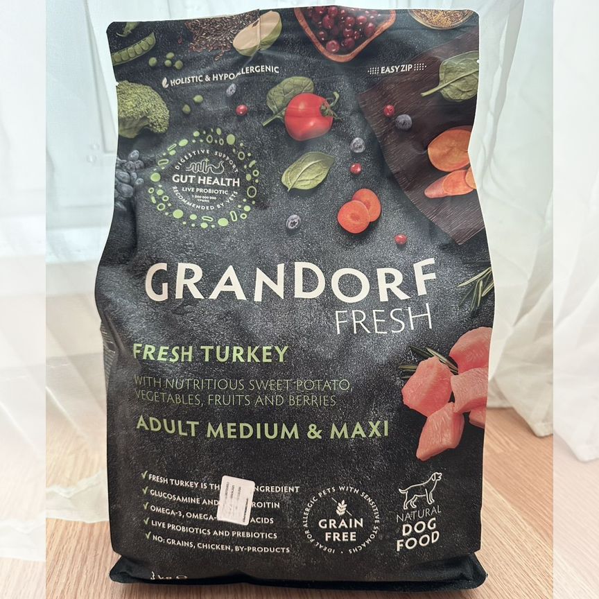 Корм для собак Grandorf Fresh 3кг