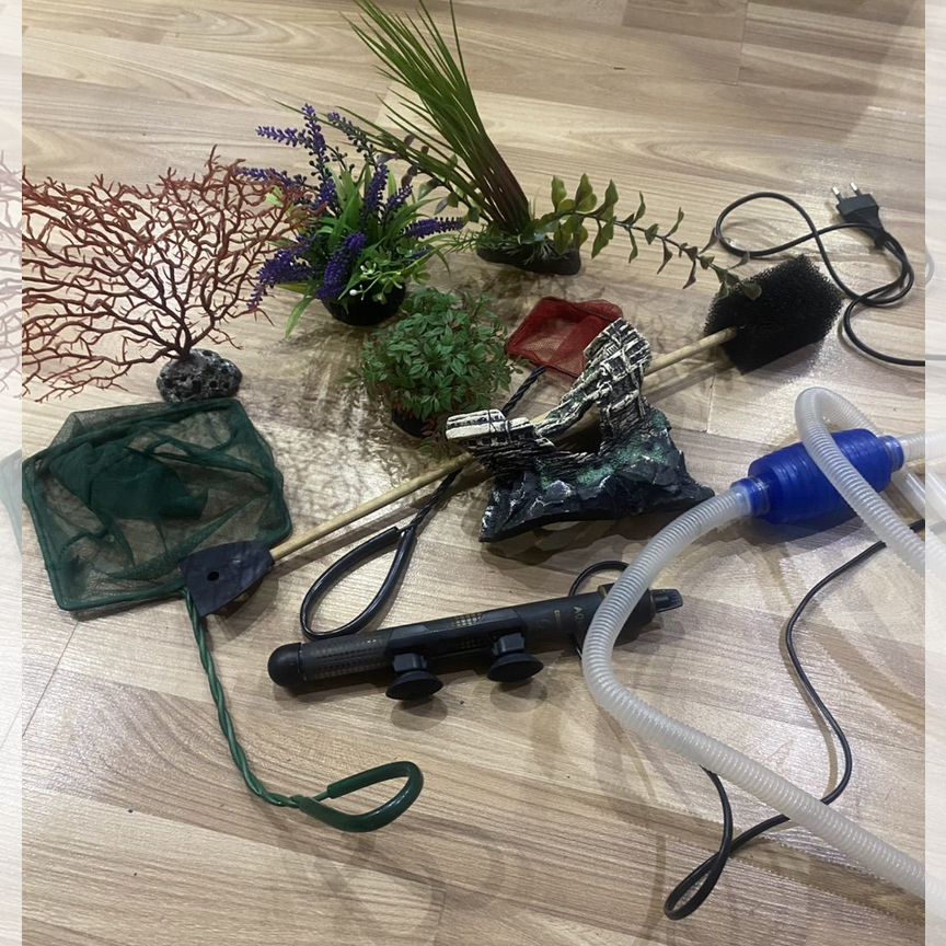 Растения в аквариум(нагреватель )