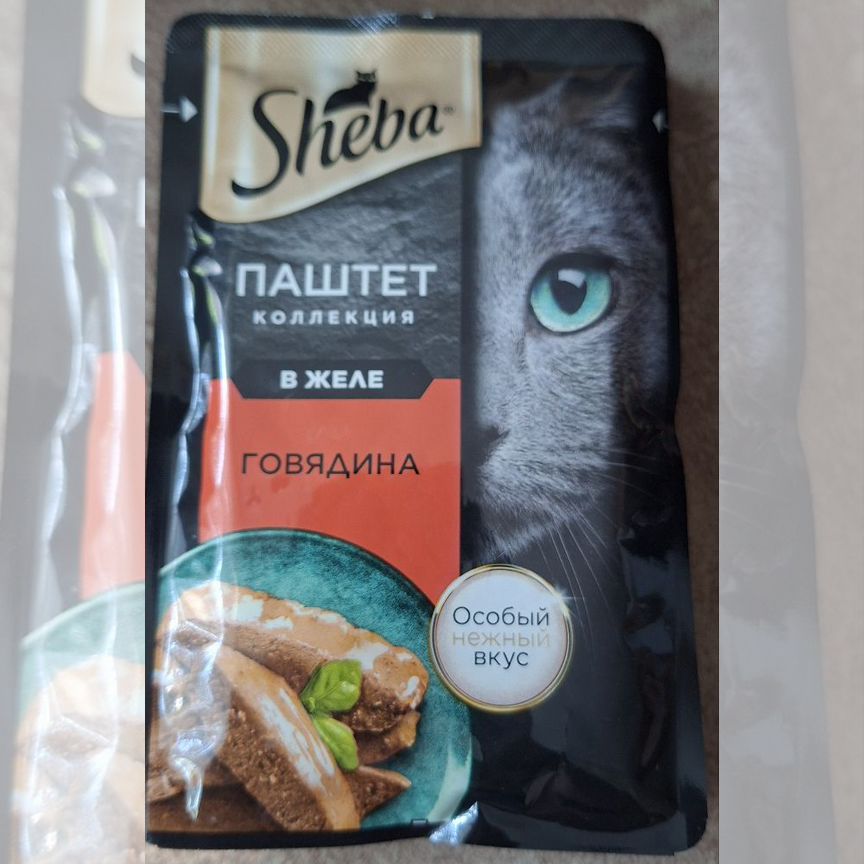Корм для кошек Шеба паштет говядина