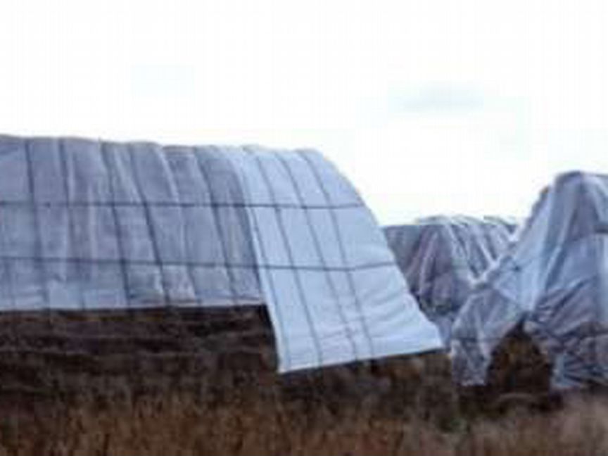 Сено солома в тюках