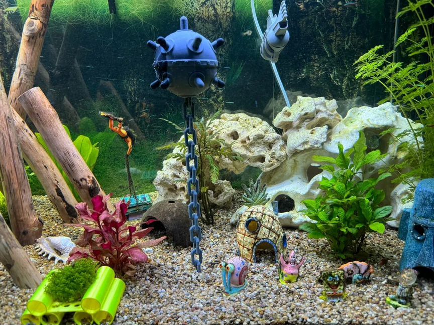 Украшение для аквариума мина