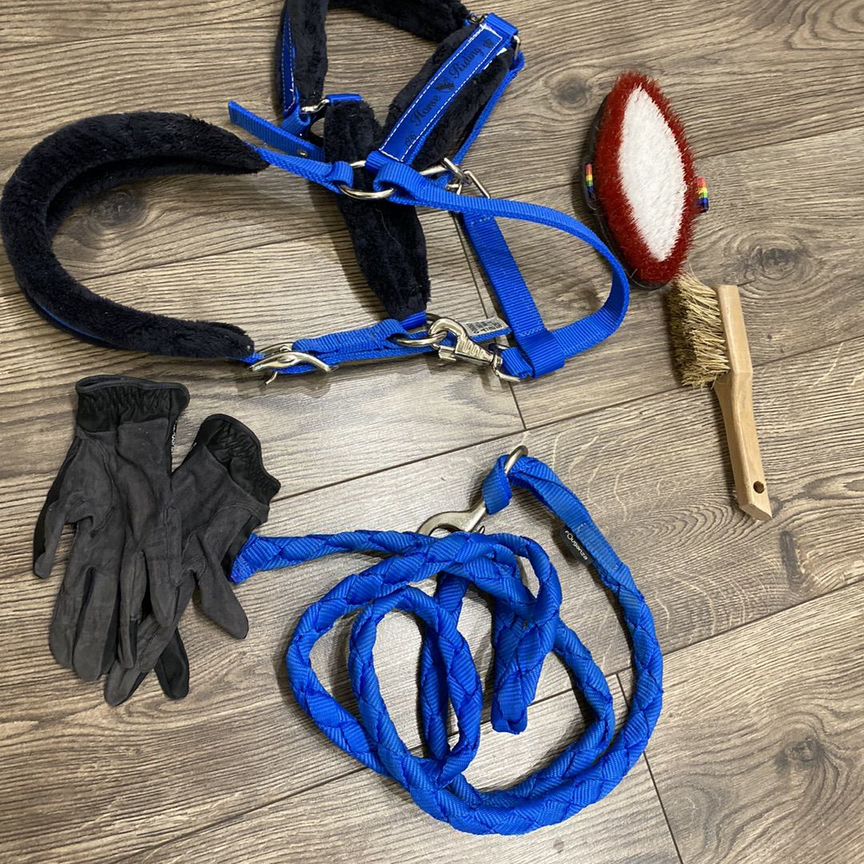 Недоуздок для лошади с чомбуром