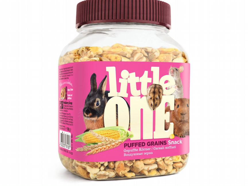 Little One Воздушные Зерна для грызунов 100г