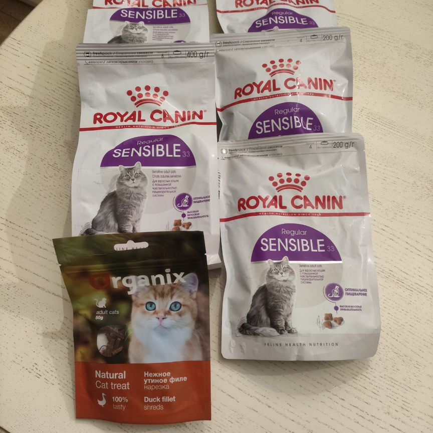 Корм для кошек royal canin sensible