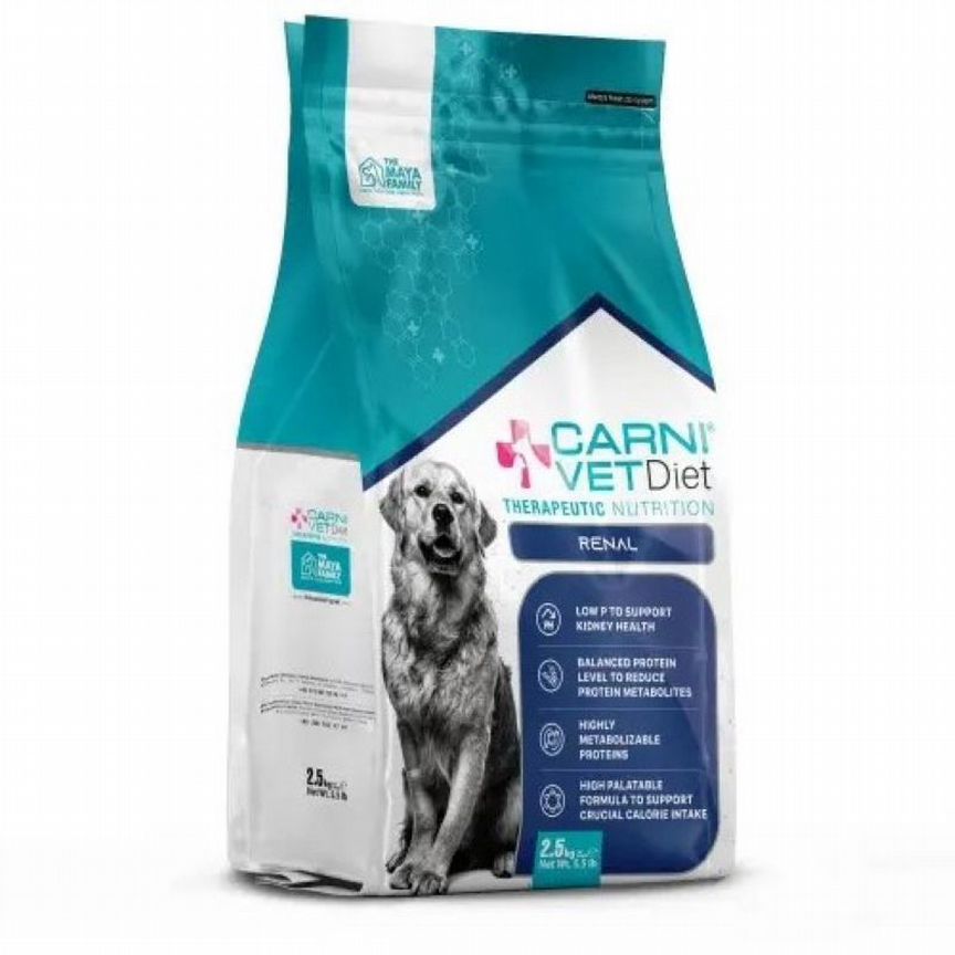 Сухой корм carni Vet Diet Dog Renal для собак при хронической почечной недостаточности