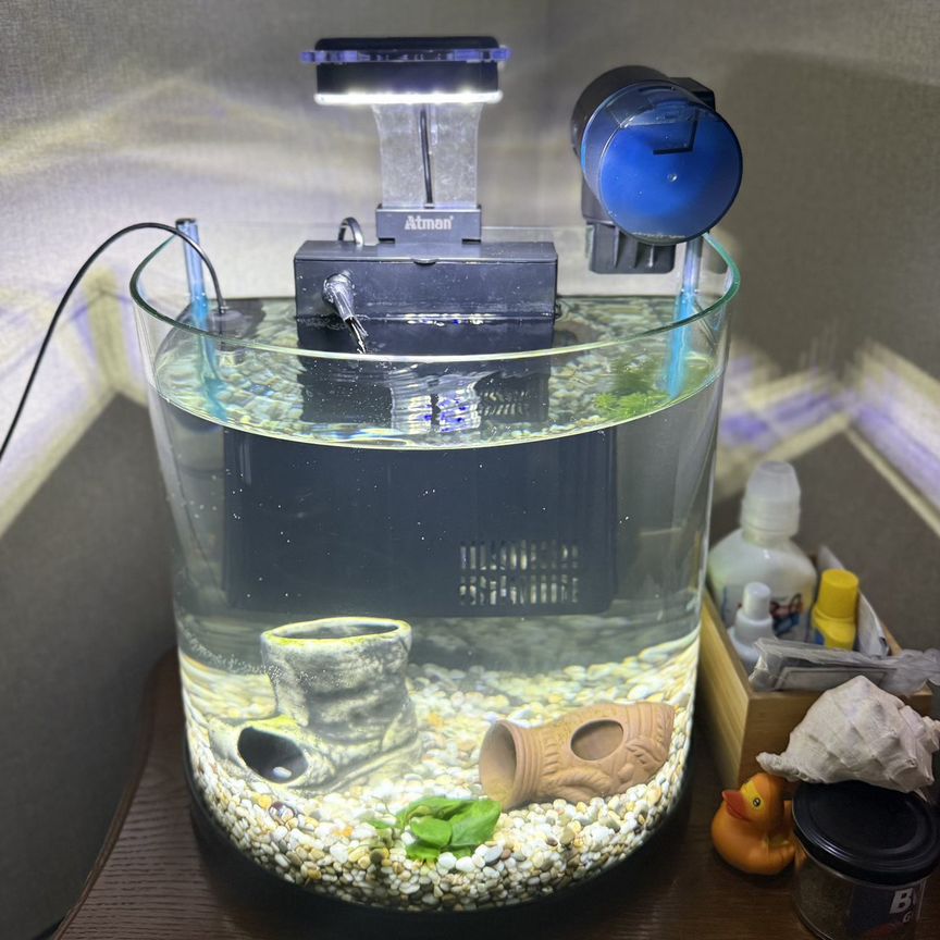 Аквариум Atman (с фильтром, кормушкой и др)