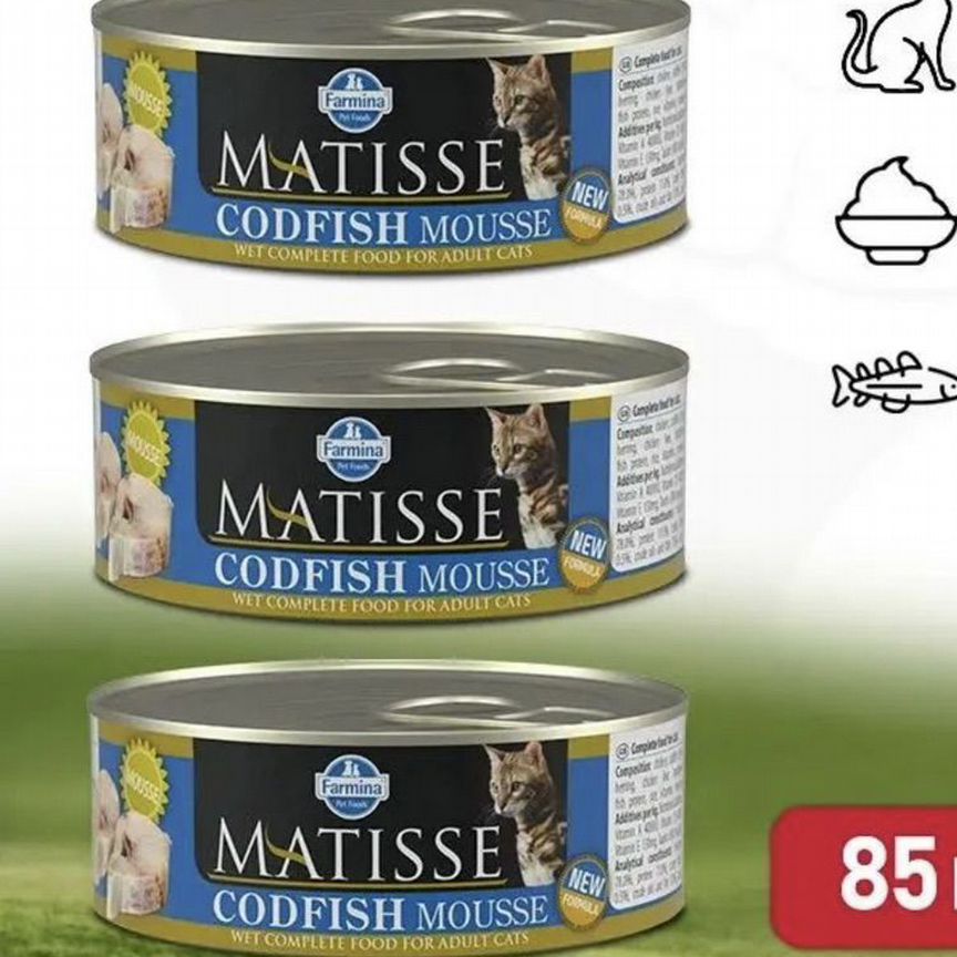 Корм для кошек Farmina Matisse с треской